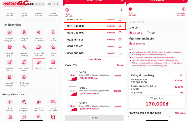 Sim Viettel giá bao nhiêu? Bảng giá mới 2026 cho người mới