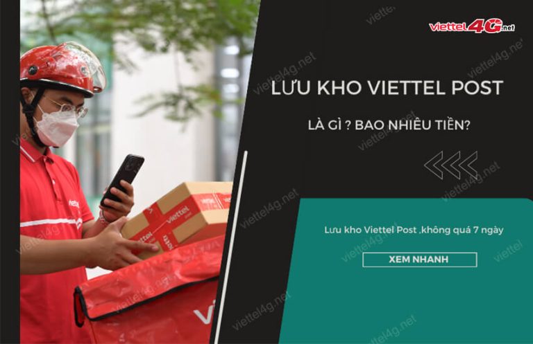 Lưu kho Viettel Post là gì? Chi phí & thời gian lưu kho?